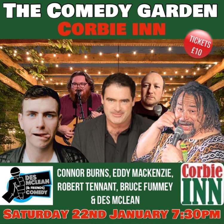 Enjoy comedy at the Corbie – The Corbie Inn